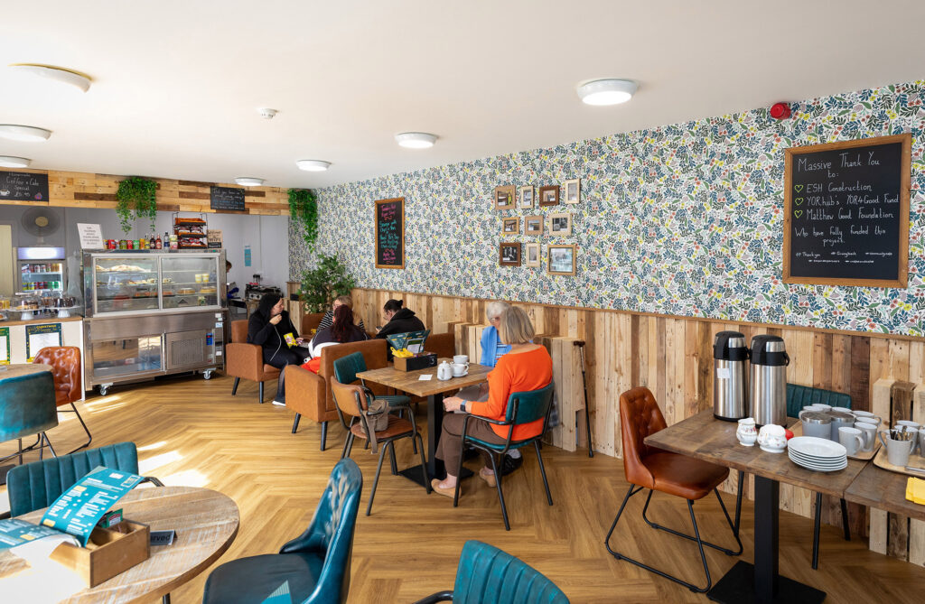 Local Hospice café transformation | YORhub
