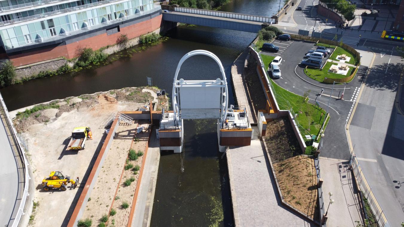 Rotherham Canal flood barrier | YORhub